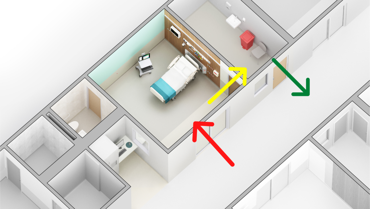 High Level Isolation Room Interactive Tool: Patient Room Overview - MyPACT