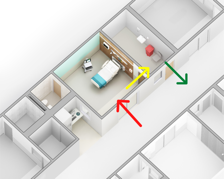 High Level Isolation Room Interactive Tool: Patient Room Overview - MyPACT